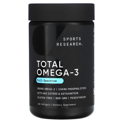 Sports Research Vegan Omega-3, 60 Veggie Softgels : Target