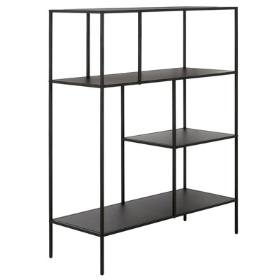 48" Tall Black Bronze Bookcase - Henn&hart : Target