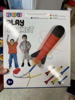 Toy Jump Rocket Launcher - Jump Rocket Set Includes 6 Rockets ...