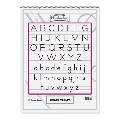 Zaner Bloser Handwriting Chart Printable