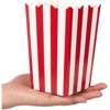 100 Mini Popcorn Boxes 3x5 Party Snack Favor Treat Containers Red/white ...