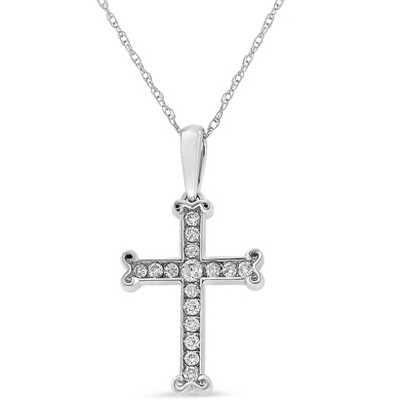 Haus of Brilliance .925 Sterling Silver 1/3 Cttw Round-Cut Diamond ...