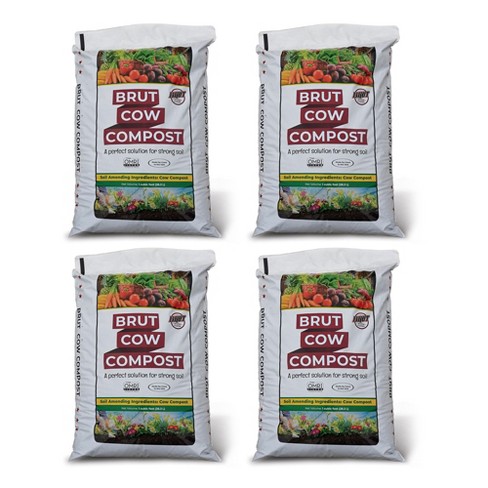 Brut Organic Chicken Compost 1 Cubic Ft Nutrient Rich Fertilizer For ...