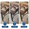 71" Wood Dining Table for 6-8 People, Large Rectangular Kitchen Table ...