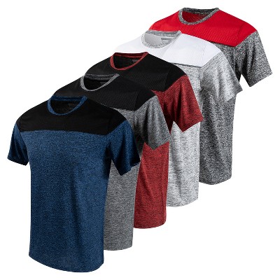Ultra Performance 5 Pack Mens Dri Fit Athletic Shirts : Target