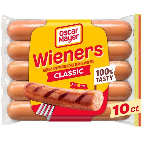 Oscar Mayer Original Uncured Wieners Hot Dogs - 16oz/10ct : Target