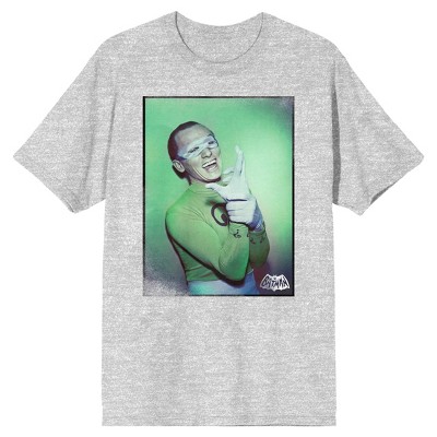 Batman 1966 Riddler Men's Black Tee Shirt T-shirt-xx-large : Target