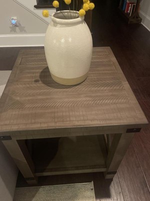 Aldwin Rectangular End Table Gray - Signature Design By Ashley : Target