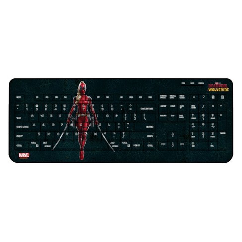 Keyscaper Marvel Ladypool Badge Wireless Usb Keyboard : Target