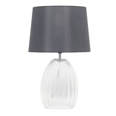 Glass Table Lamp With Open Base - Room Essentials™: Etl Listed, No ...