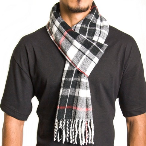 Alpine Swiss Mens Plaid Scarf Softer Than Cashmere Scarves Winter Shawl ...