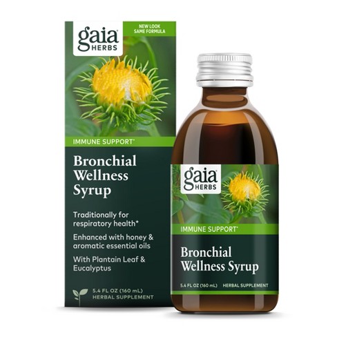 Gaia Herbs Bronchial Wellness Syrup - Immune Support To Help Maintain ...