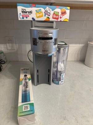 Ninja Thirsti Max Custom Hydration System Silver Wc2002: Soda Maker, 60l Cartridge, Dishwasher ...