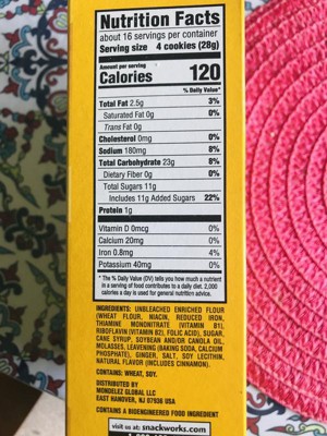 Nabisco Ginger Snaps Cookies - 16oz : Target