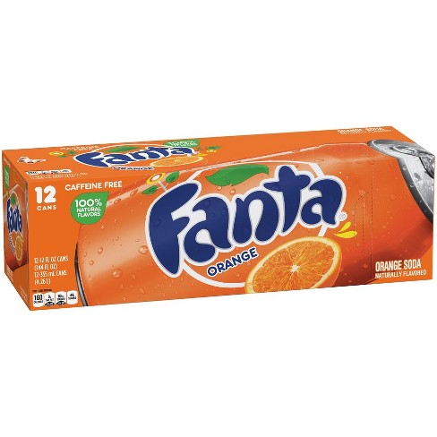 Fanta Orange Soda - 12pk/12 Fl Oz Cans : Target