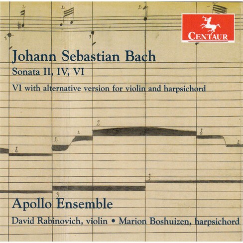 J.s. Bach & Rabinovich & Boshuizen - Sons For Violin & Harpsichord (cd ...