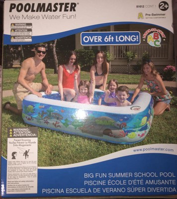 Poolmaster 53" X 16" Inflatable Kiddie Swimming Pool For Big Fun Summer ...