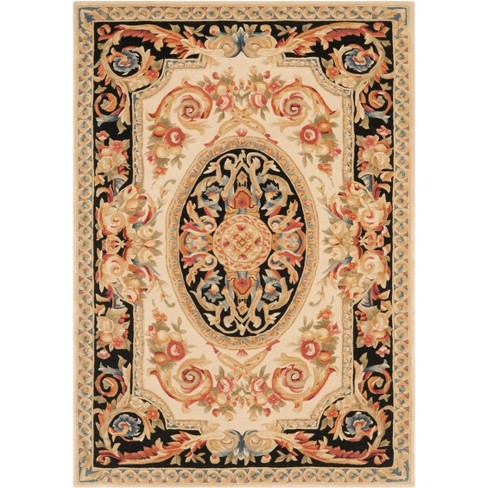 Savonnerie Sav206 Hand Tufted Area Rug - Ivory/gold - 4'x6' - Safavieh ...