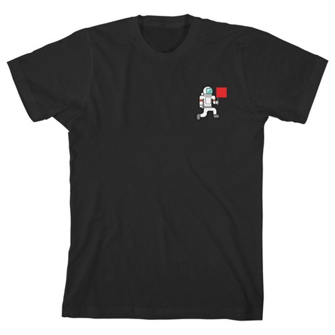 Nasa Pocket Astronaut Youth Black Graphic Tee-small : Target
