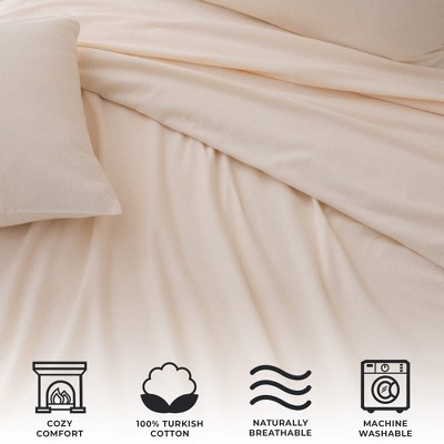 Great Bay Home Cotton Solid Flannel Sheet Set (queen, Pristine Ivory ...