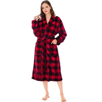 Pavilia Short Robes For Women, Plush Soft Bathrobe Womens Lightweight ...