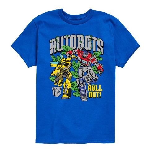 Boys' Transformers Optimus Prime And Bumblebee Autobots Roll Out Short ...