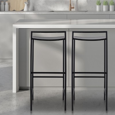 Caroline Bar Stool Noir Black - Adore Decor : Target