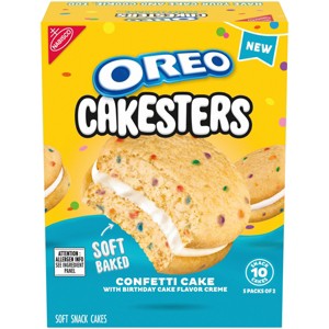 Oreo Cakesters Confetti Soft Snack Cakes Snack Packs - 10.1oz/5ct : Target