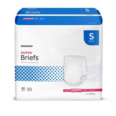 Mckesson Ultra Briefs, Incontinence, Heavy Absorbency, Unisex, Medium ...