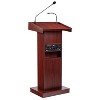 Orator Lectern Lecture Podium Mahogany - Hampden Furnishings : Target