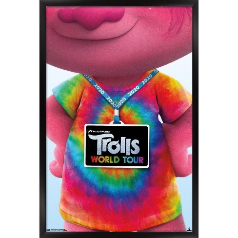 Trends International Trolls: World Tour - Teaser Framed Wall Poster ...