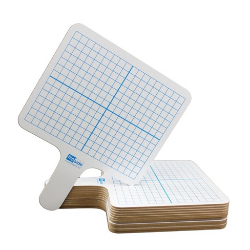 Flipside Products Two-sided (3/8" Graph/blank) Rectangular Dry Erase ...