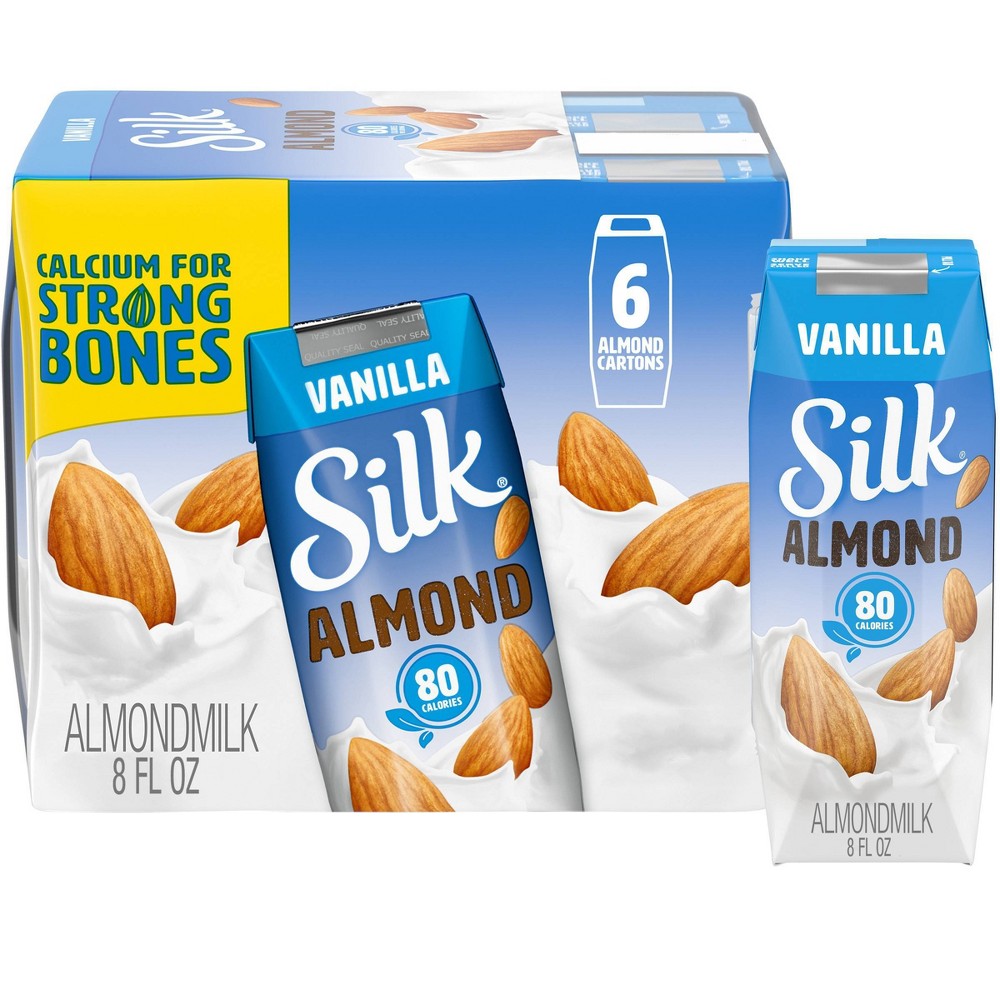 UPC 025293002739 - Silk Shelf-Stable Vanilla Almond Milk - 6ct/8 fl oz ...