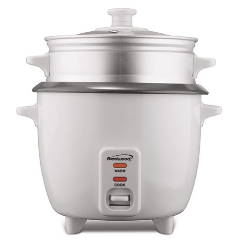 Brentwood 5 Cup Rice Cooker/non-stick With Steamer : Target