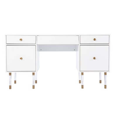 Hartford Writing Desk White - Martin Furniture : Target