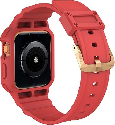 Worryfree Gadgets Band With Protective Bumper Case For Apple Watch 38 ...