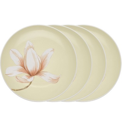 Noritake Colorwave Graphite Tulip Set Of 4 Floral Accent Plates : Target