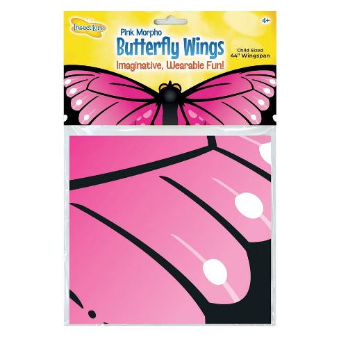 Insect Lore Dress-up Morpho Butterfly Wings, Pink, Pack Of 3 : Target