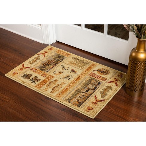 Andmakers 2' X 3' Woodland Rustic Lodge Area Rug : Target