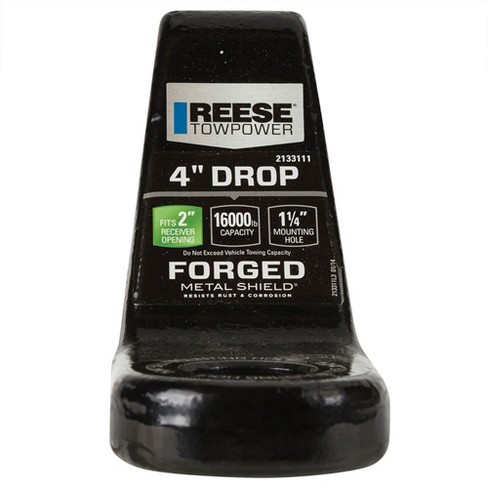 Reese Trailer Hitch Ball Mount, Fits 2 Inch Receiver, 6 Inch Drop, 5 ...