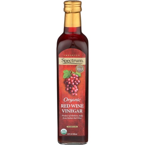 Spectrum Naturals Organic Red Wine Vinegar - Case Of 1 - 16.9 Oz : Target