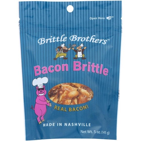 Brittle Brothers Brittle Peanut Bacon - Case Of 6 - 5 Oz : Target