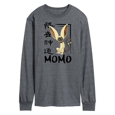 Men's Avatar: The Last Airbender Momo Cute Long Sleeve Graphic T-shirt ...