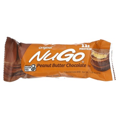 Nugo Nutrition Original Peanut Butter Chocolate Bars, 15 Bars, 1.76 Oz ...