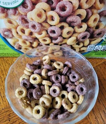 Cheerios Veggie Blends Blueberry Banana Family Size Cereal - 18oz : Target