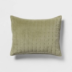 Lofty Velvet Quilt Sham - Threshold™ : Target