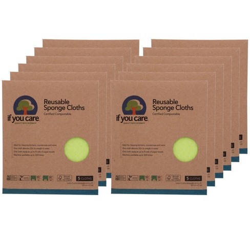 If You Care Reusable Sponge Cloths - Case Of 12/5 Ct : Target