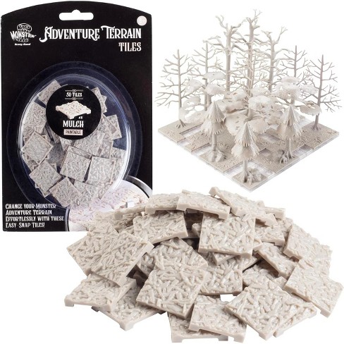 Monster Adventure Terrain- 50pc Mulch Tile Expansion Pack- Paintable ...