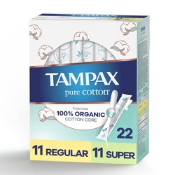 L . Organic Cotton Full Size Multipack Refill Tampons - Regular/super ...