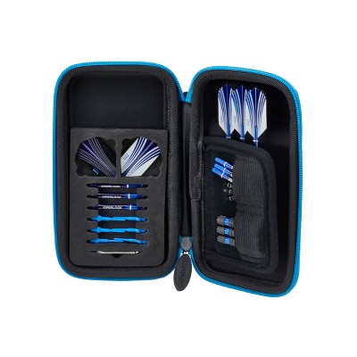 Casemaster Plazma Pro Dart Case Black With Orange Zipper And Phone Pocket : Target